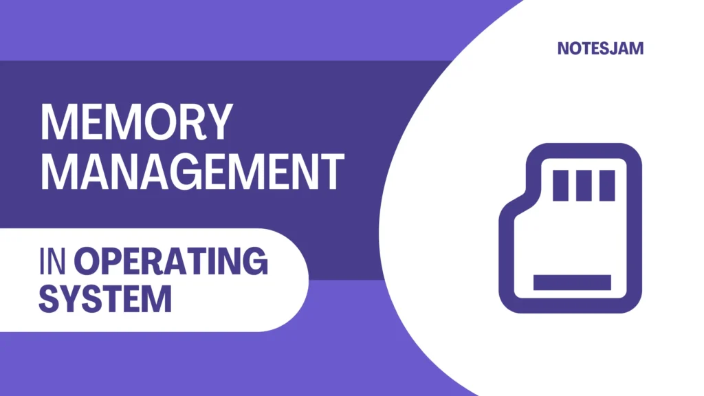 Memory Management in Operating Systems - NotesJam